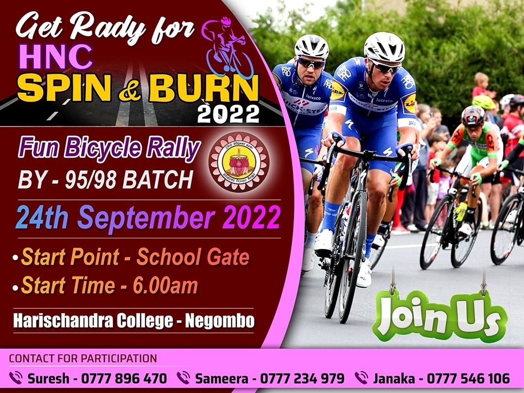 HNC Spin & Burn - 2022 Sept 24th - Harischandra College